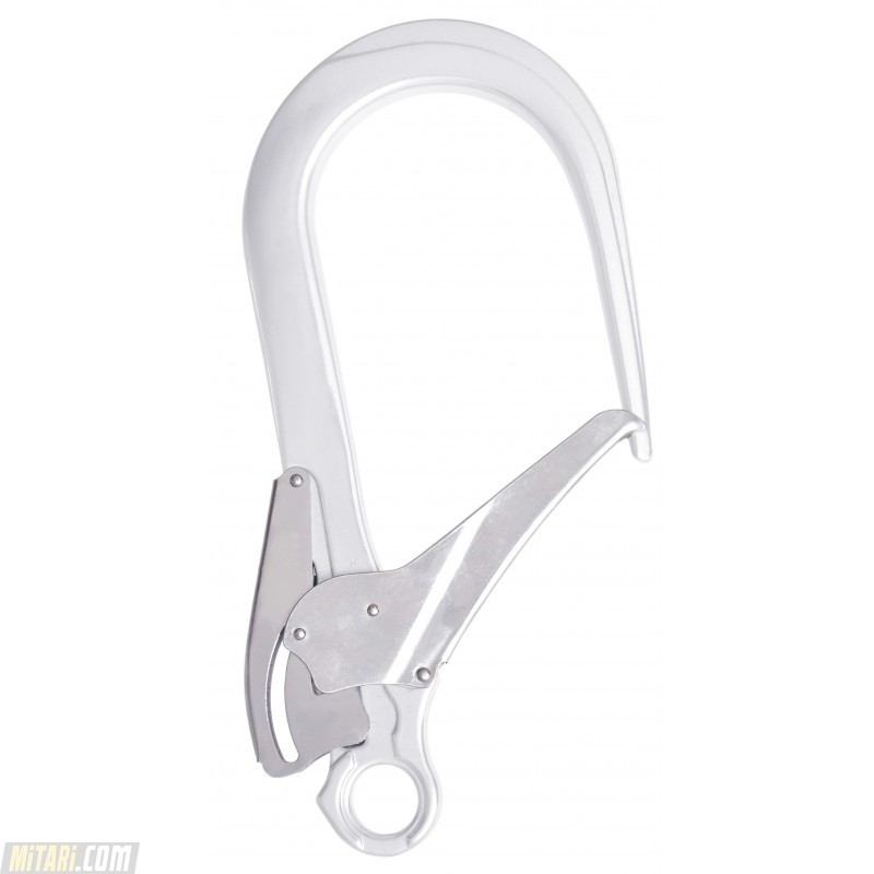 Aluminum scaffold hook | 110 mm - Karabiners & Hooks - Fall Protection