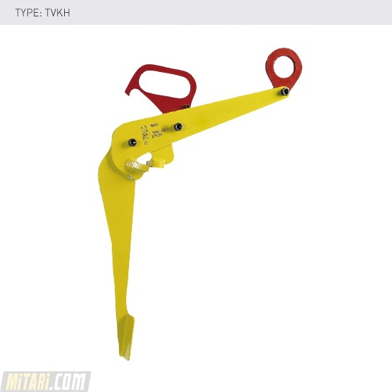 TVKH special lightweight heavy duty clamp for upright drum lifting