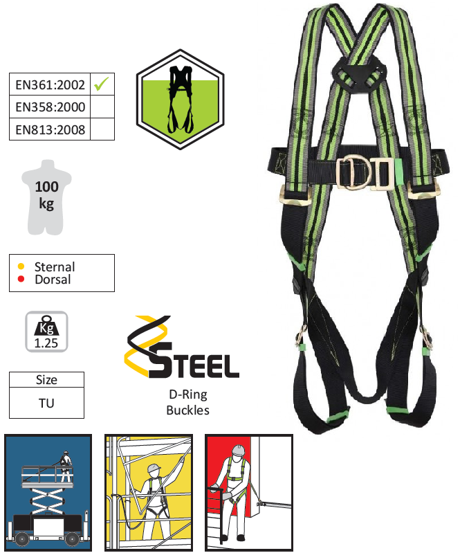 Body harness | 2 attachment points